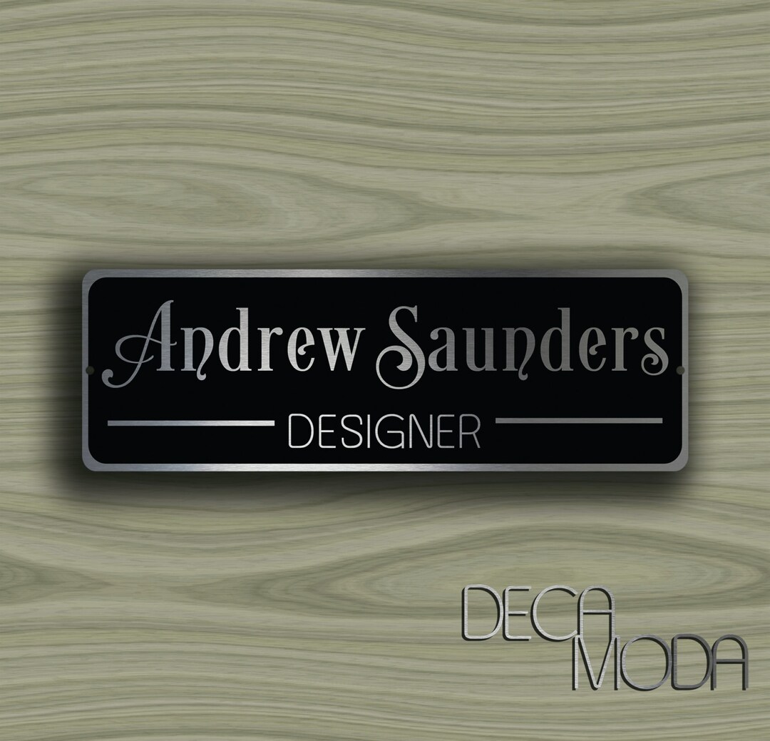 PERSONALIZED DOOR SIGN, Door Name Plate Sign, Customizable Signs, Door ...