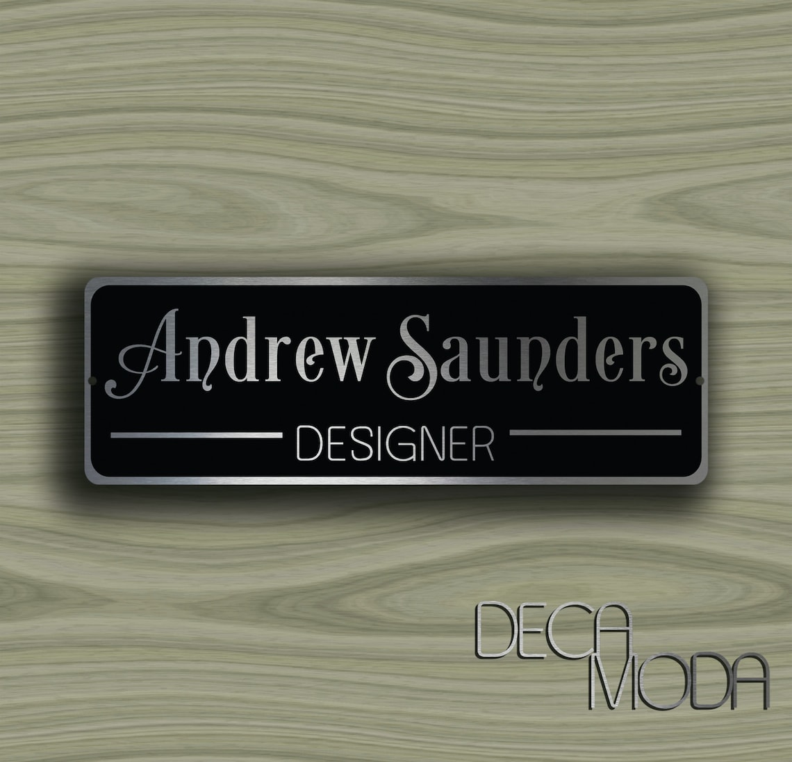 PERSONALIZED DOOR SIGN Door Name Plate Sign Customizable - Etsy