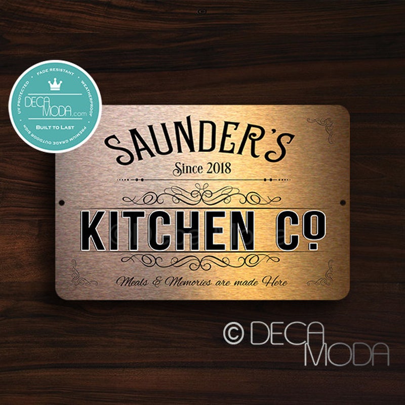 Custom Kitchen Sign - Etsy