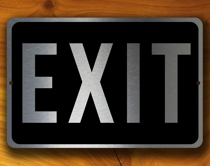 Exit Signs, Exit Sign, Exit Door Sign, Sign for Exit, Exit Arrow - Etsy