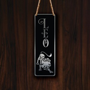 LEO ZODIAC SIGN Wall Art Sign, Leo Wall Plaque, Leo Hanging Plaque, Leo ...