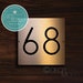 Door Label Room Numbers Signs Metal Number Signage - Etsy