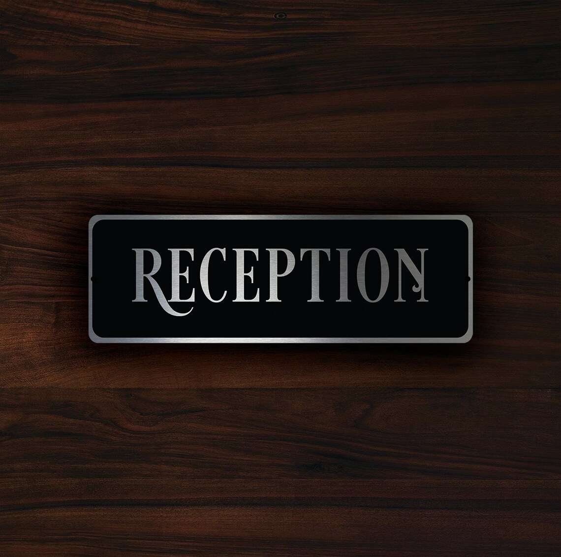 RECEPTION DOOR SIGN Reception Sign Reception Office Sign | Etsy