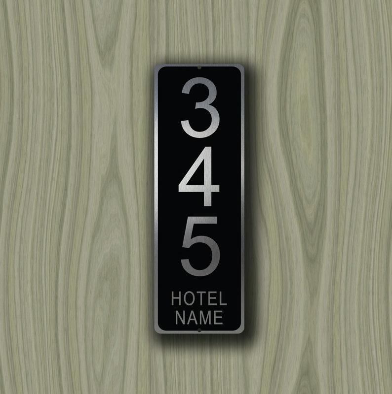CUSTOM HOTEL ROOM Number Sign Personalized Hotel Door Number - Etsy UK
