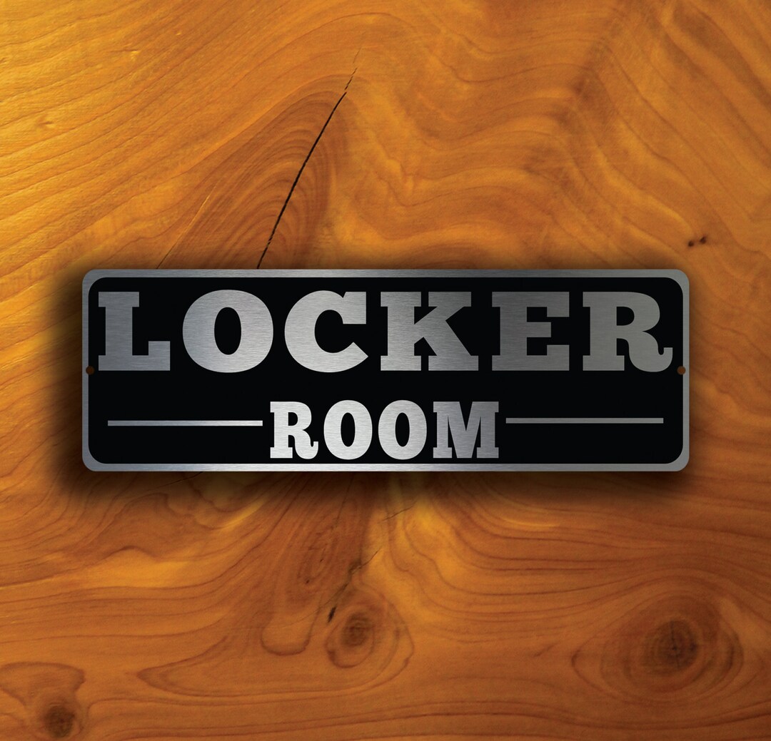 LOCKER ROOM DOOR Sign, Locker Room Door Signs, Locker Room Signs ...