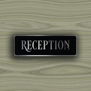 RECEPTION DOOR SIGN, Reception Sign, Reception, Office Sign, Office ...