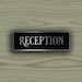 RECEPTION DOOR SIGN Reception Sign Reception Office Sign - Etsy