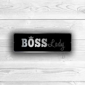 BOSS LADY SIGN, Boss Lady Signs, Custom Door Signs, Boss Lady Door Sign ...