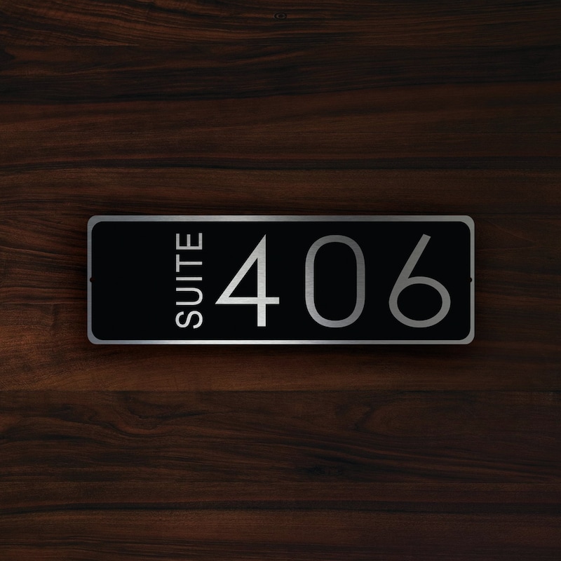 Hotel Room Number Plates - Etsy