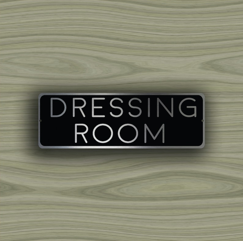 SIGNO DE VESTIDOR Letreros de vestidor Letreros de puerta - Etsy España