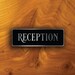 RECEPTION DOOR SIGN Reception Sign Reception Office Sign - Etsy