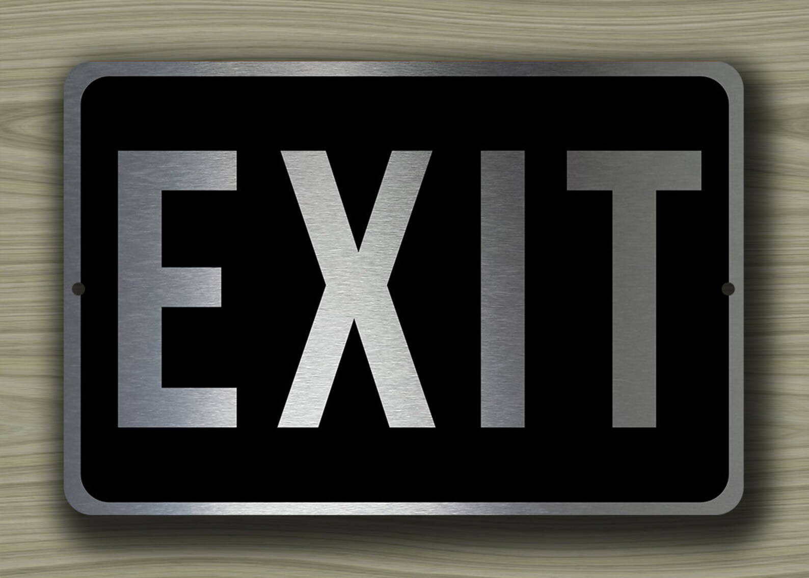 EXIT SIGN Exit Door Sign Exit Door Signs Modern Exit Wall - Etsy Canada