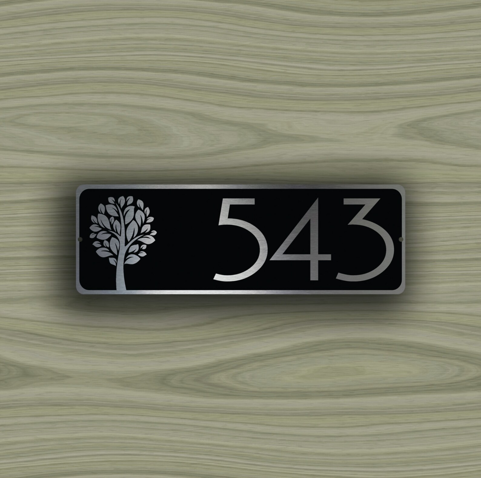 Personalized House Number Sign Outdoor House Nameplate | Etsy