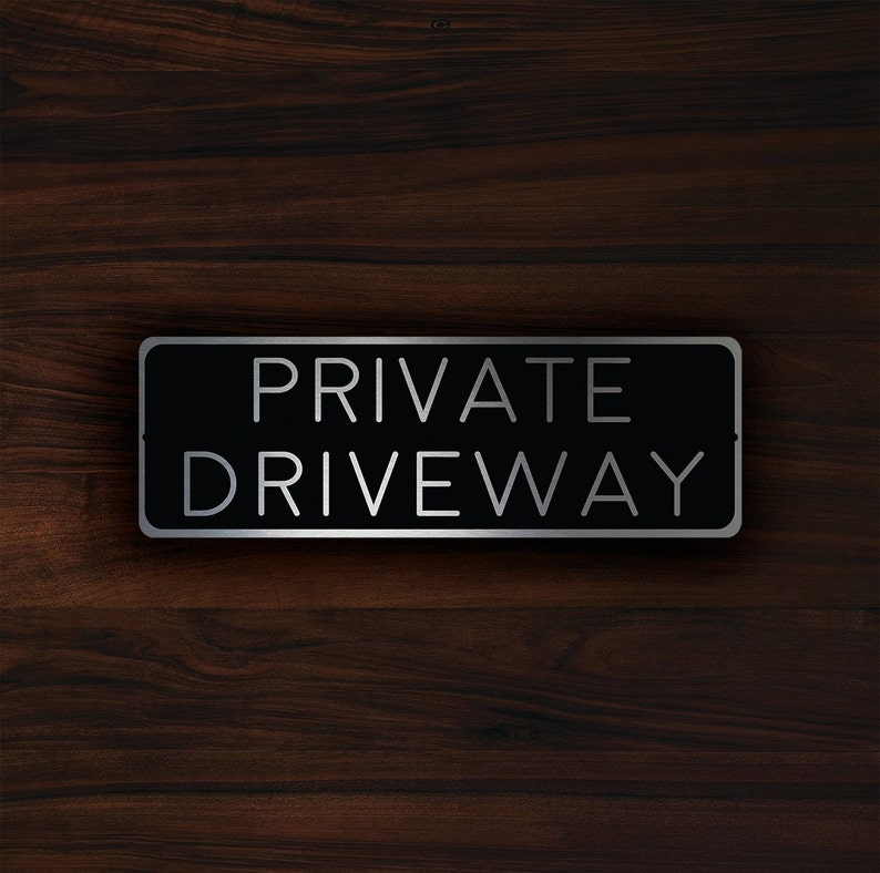 PRIVATE DRIVEWAY SIGN Private Driveway Signs Custom Outdoor - Etsy