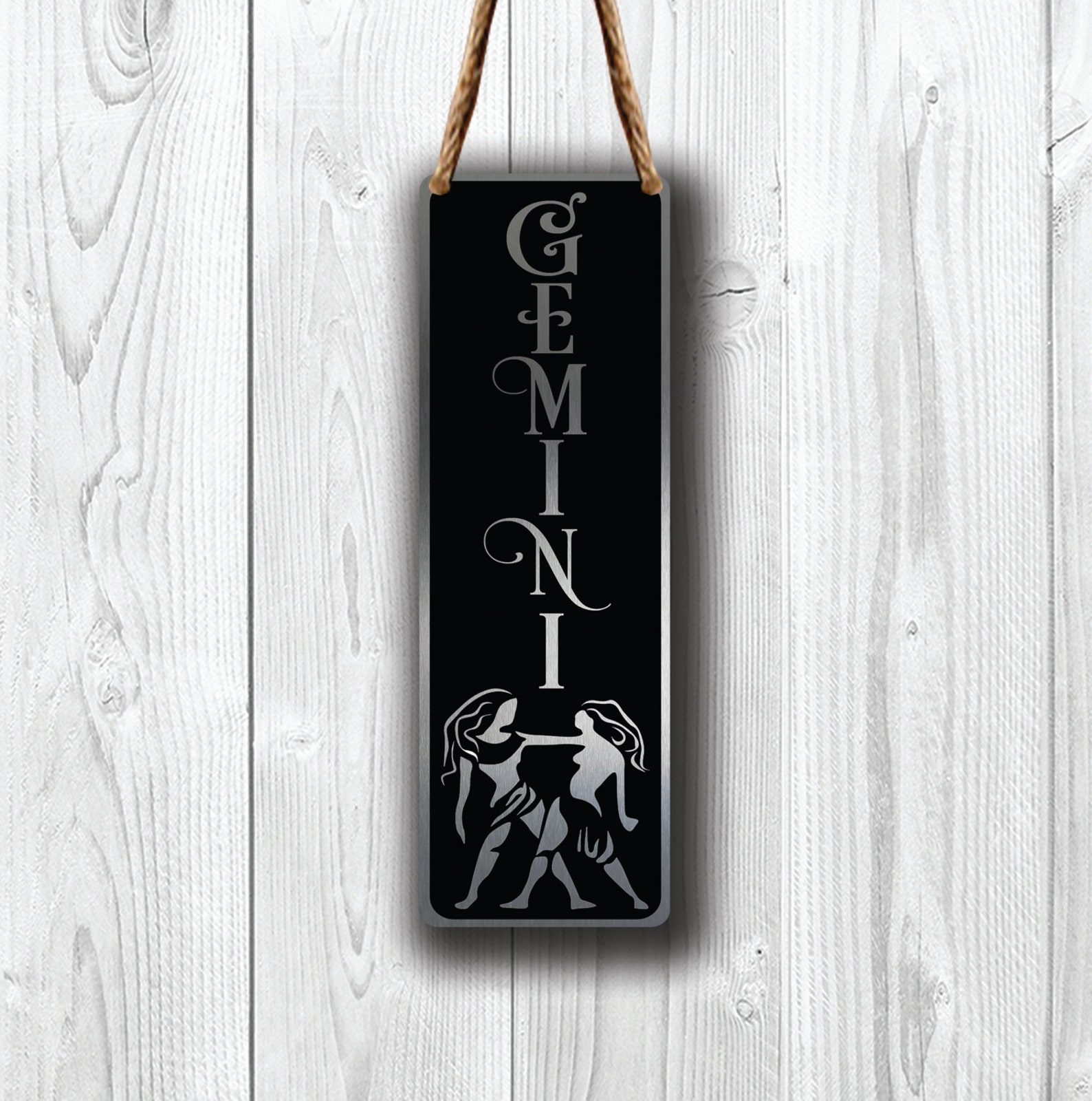 GEMINI ZODIAC SIGN Wall Art Sign Gemini Wall Plaque Gemini - Etsy