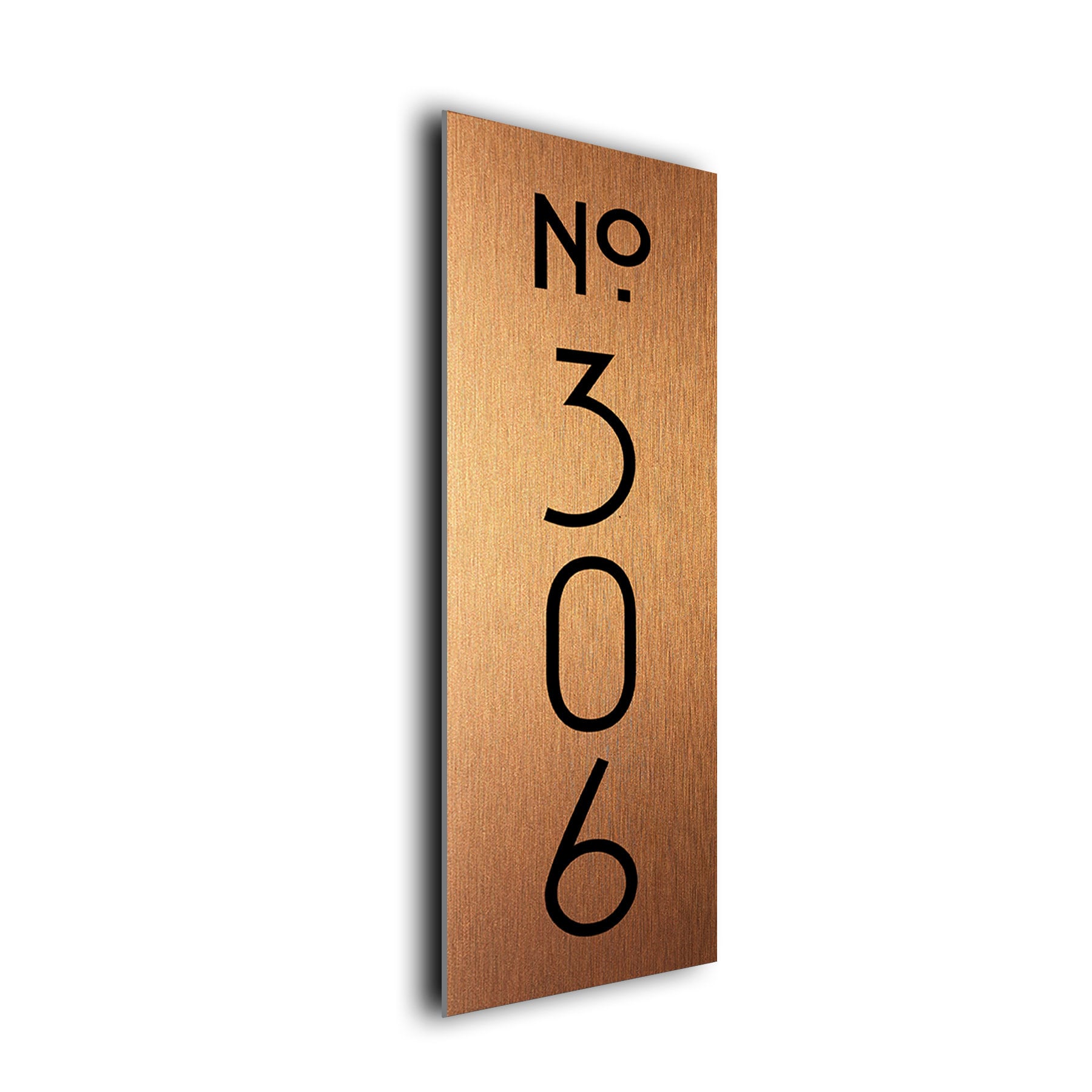 Vertical Door Number Sign: Modern Aluminum, Fade Resistant - Etsy