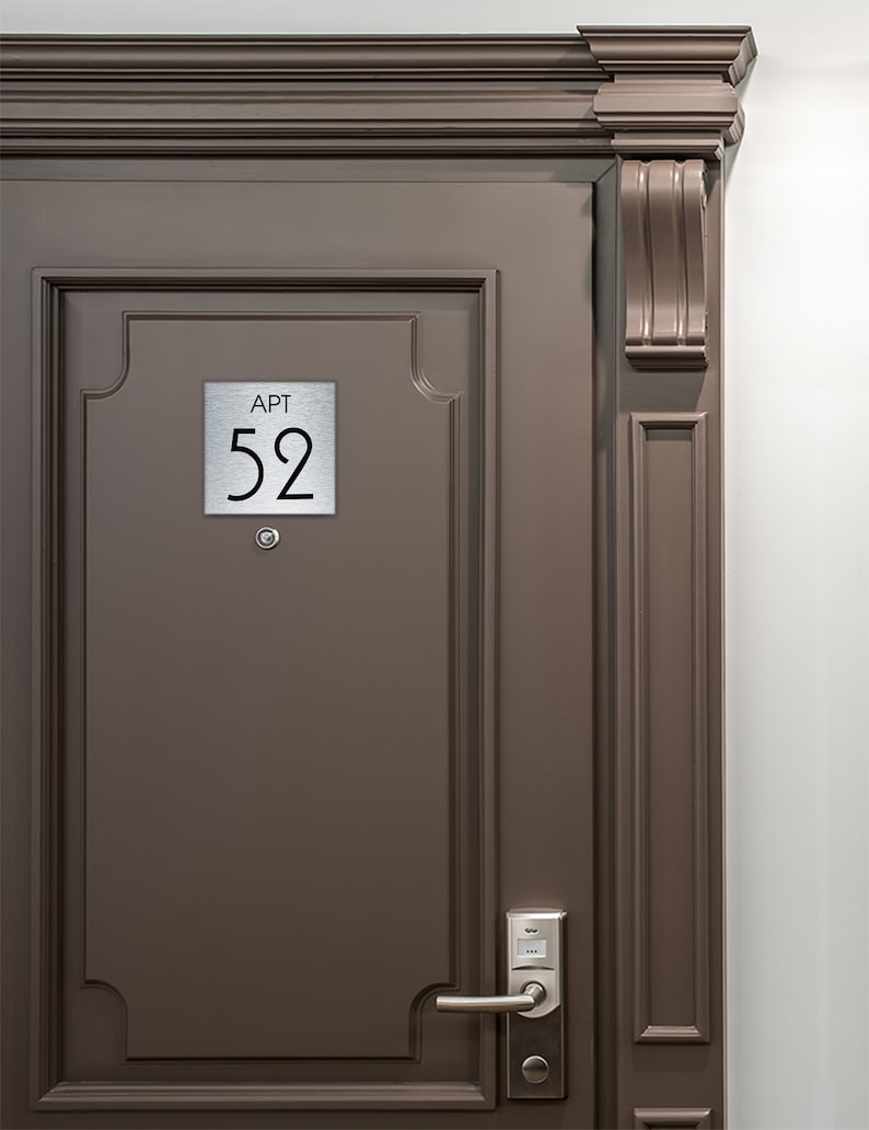 Custom Apartment Number Signs Condo Room Numbers Apartment - Etsy
