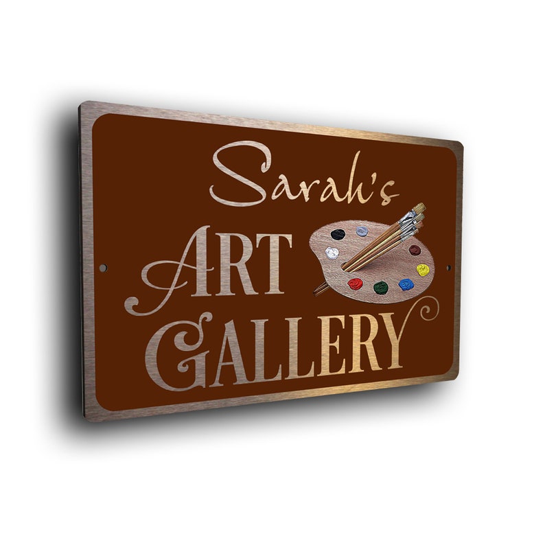 Art Gallery Sign Personalized Sign Art Signs Art Studio - Etsy