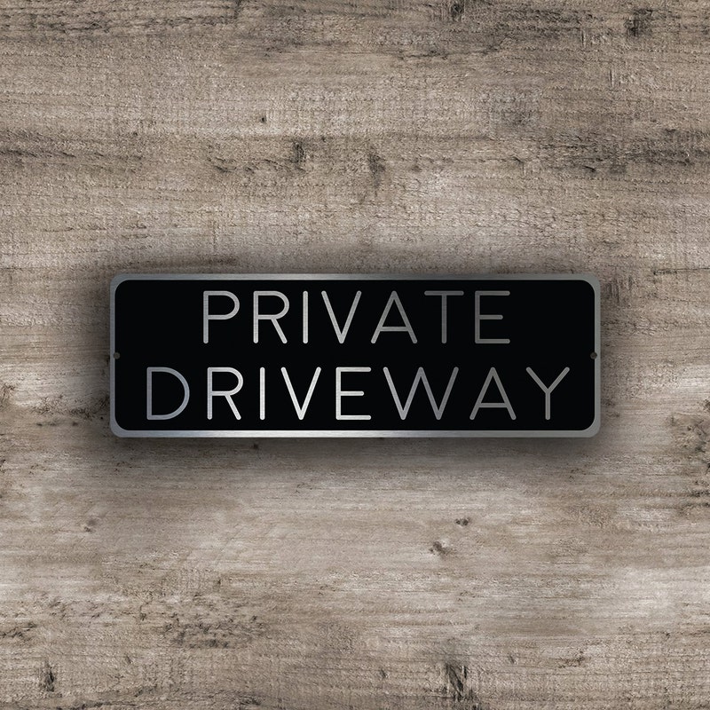 Driveway Sign - Etsy