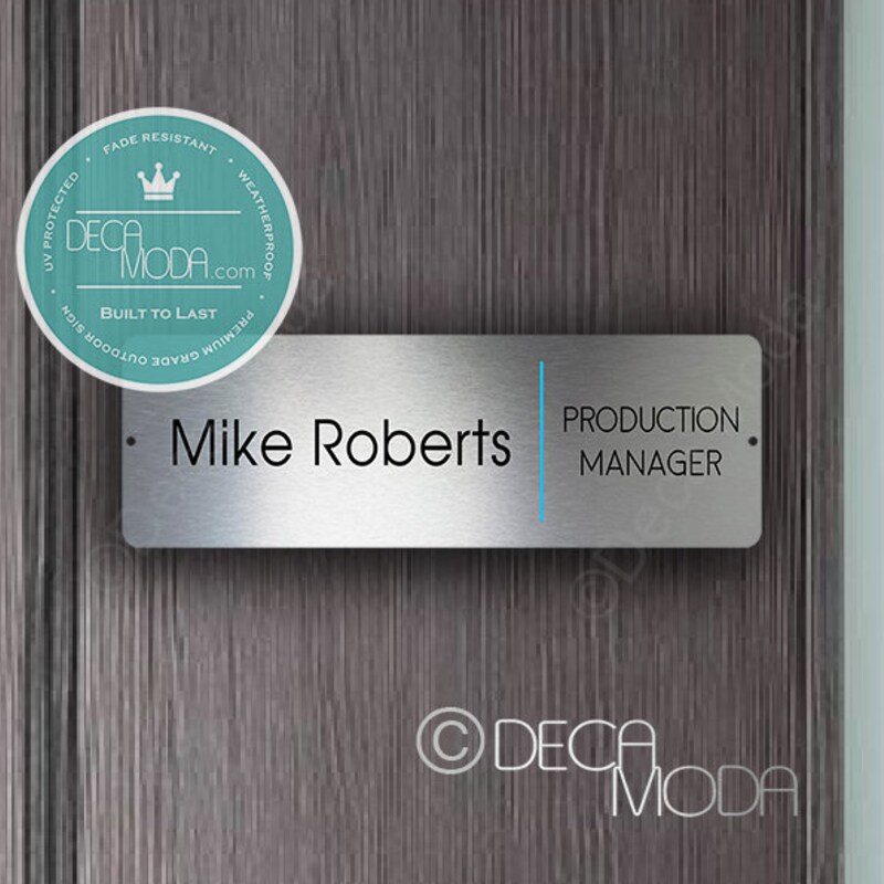 Door Name Plate - Etsy