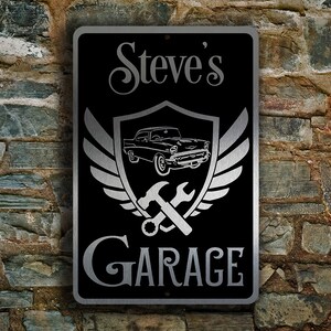 PERSONALIZED GARAGE SIGN, Car Garage, Custom Garage Signs, Garage ...