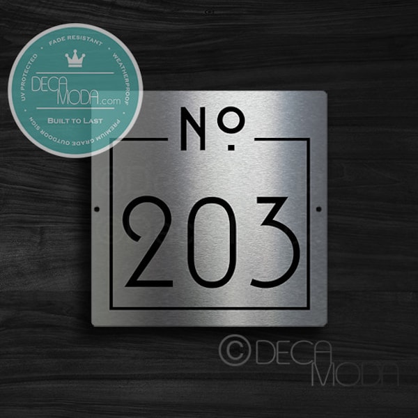 Apartment Numbers - Etsy