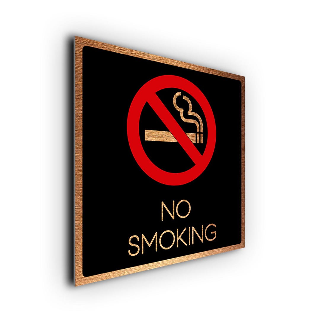 No Smoking Sign | No Smoking Plaque | Self Adhesive Sign | No Smoking ...