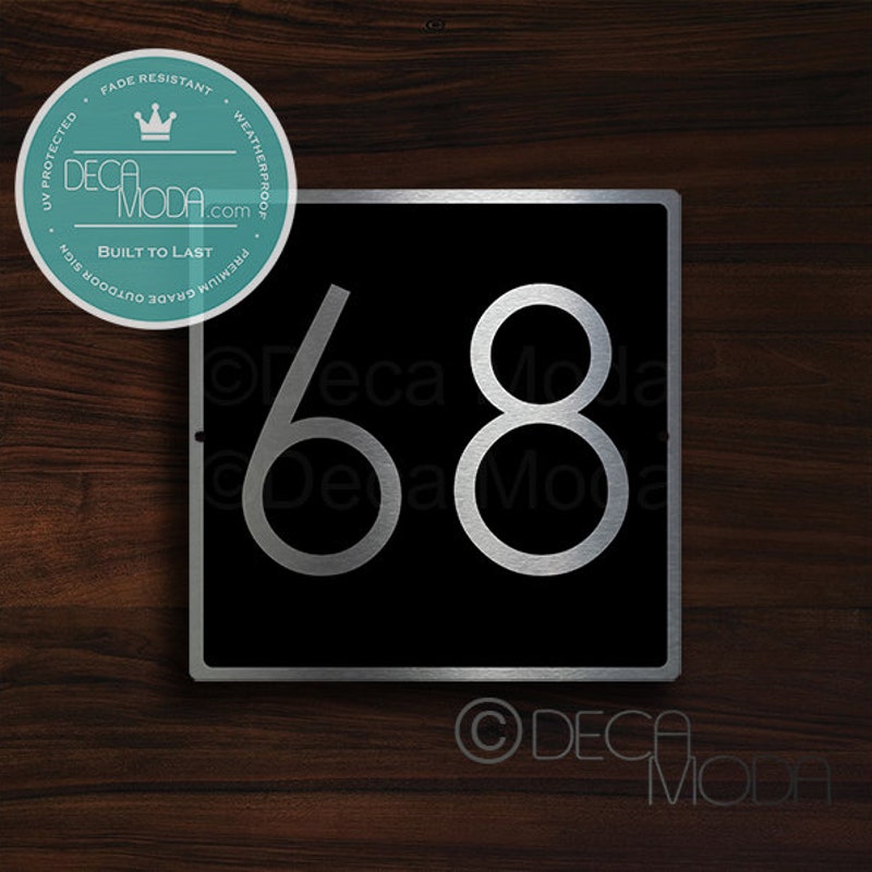 Steel Address Sign - Etsy