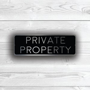 PRIVATE PROPERTY SIGN, Private Property Signs, Custom Outdoor Signs ...