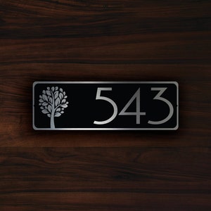 Personalized House Number Sign, Outdoor House Nameplate, Custom House ...