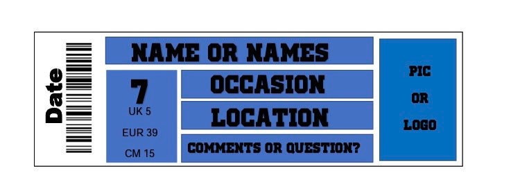 Shoe Box Labels - Etsy