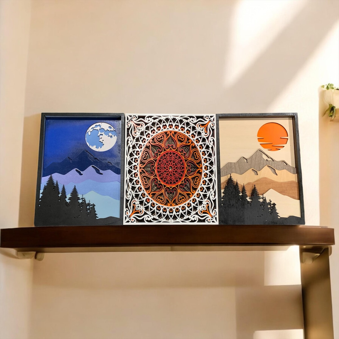 3 Piece Frames - Etsy