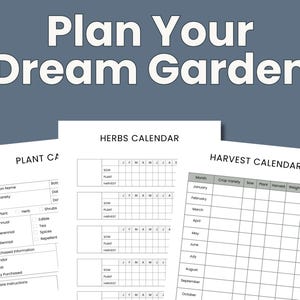 40+ Page Printable Homestead Garden Planner With Seed Inventory, Habit ...
