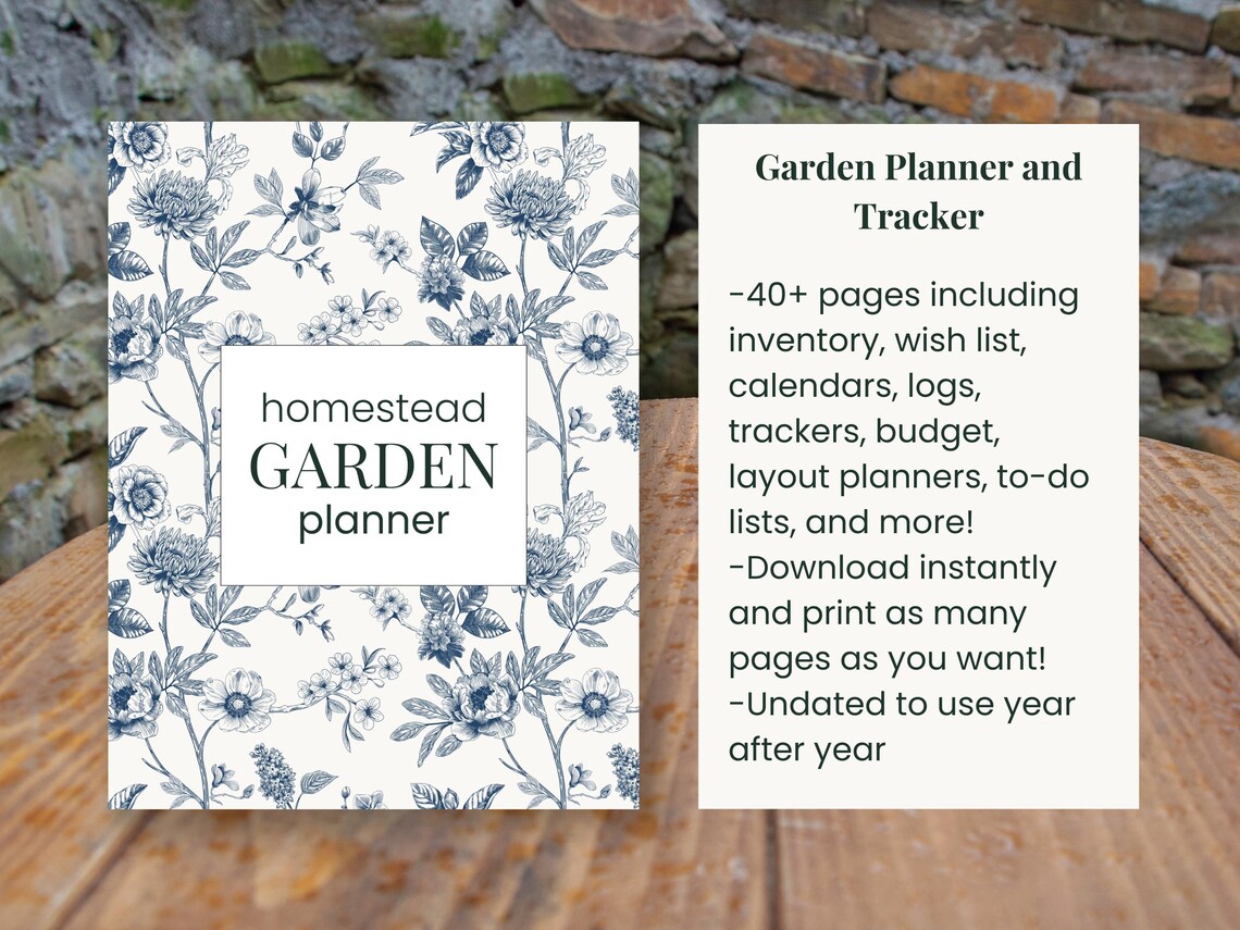 40+ Page Printable Homestead Garden Planner With Seed Inventory, Habit ...
