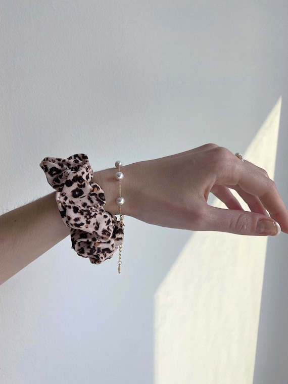 The Fran Zero-waste Leopard Print Scrunchie - Etsy
