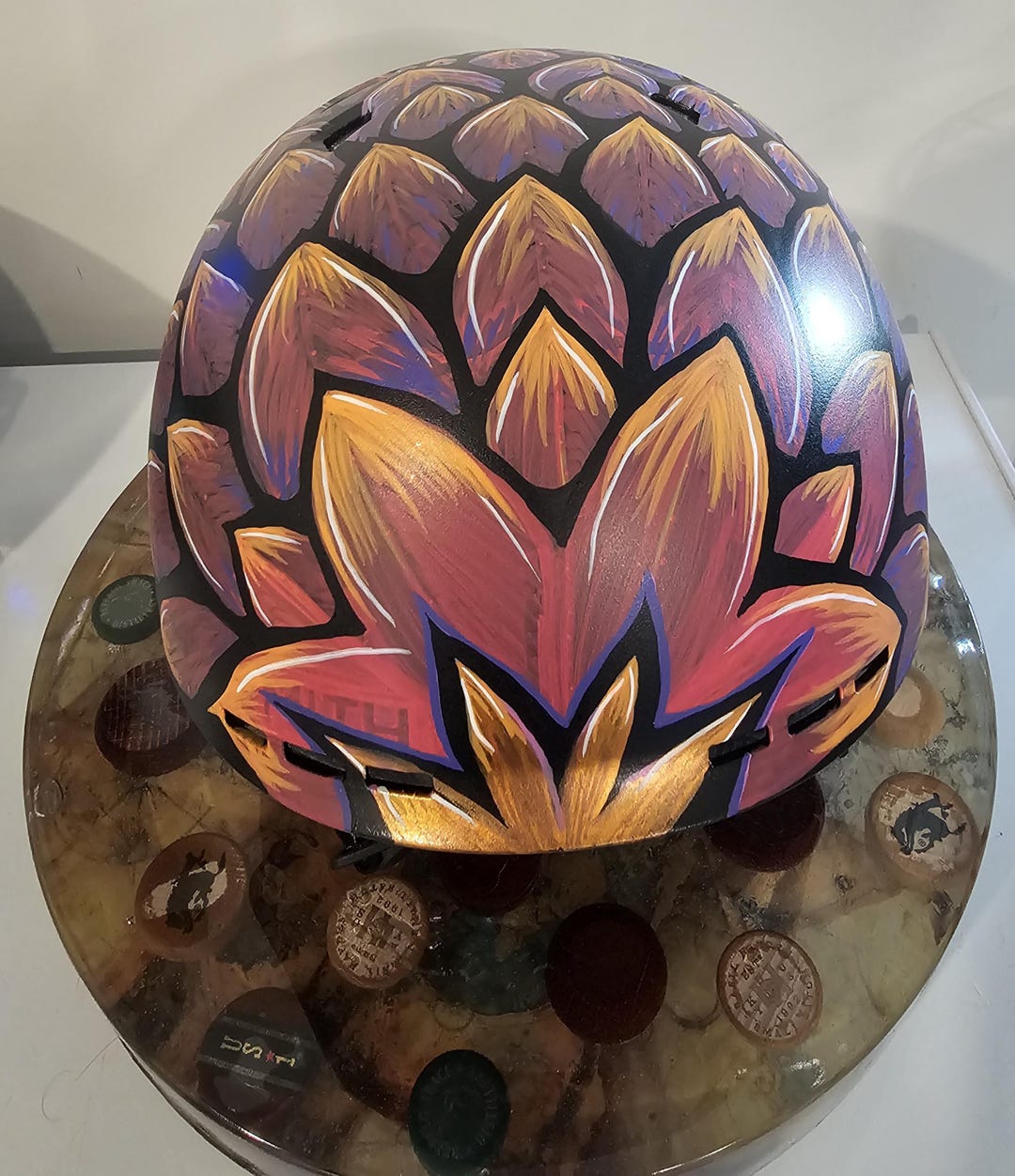Smith MIPS Adult Helmet Large Hand Painted Then Coated in Polyacrylic ...