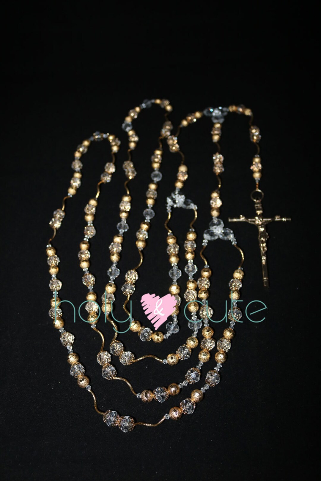 Gold Wedding Lasso, Lazo for Wedding, Crystal Wedding Lasso, Gold Glass ...