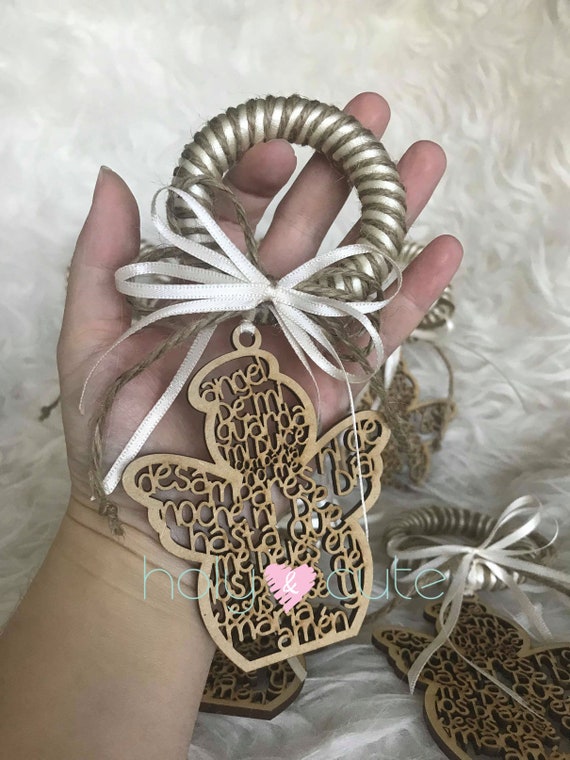 12 Baptism favors Angel for christening Angel for Baptism | Etsy