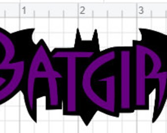 Batgirl svg | Etsy
