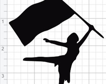 Color Guard Design SVG EPS DXF pdf Studio 3 Cut Files | Etsy