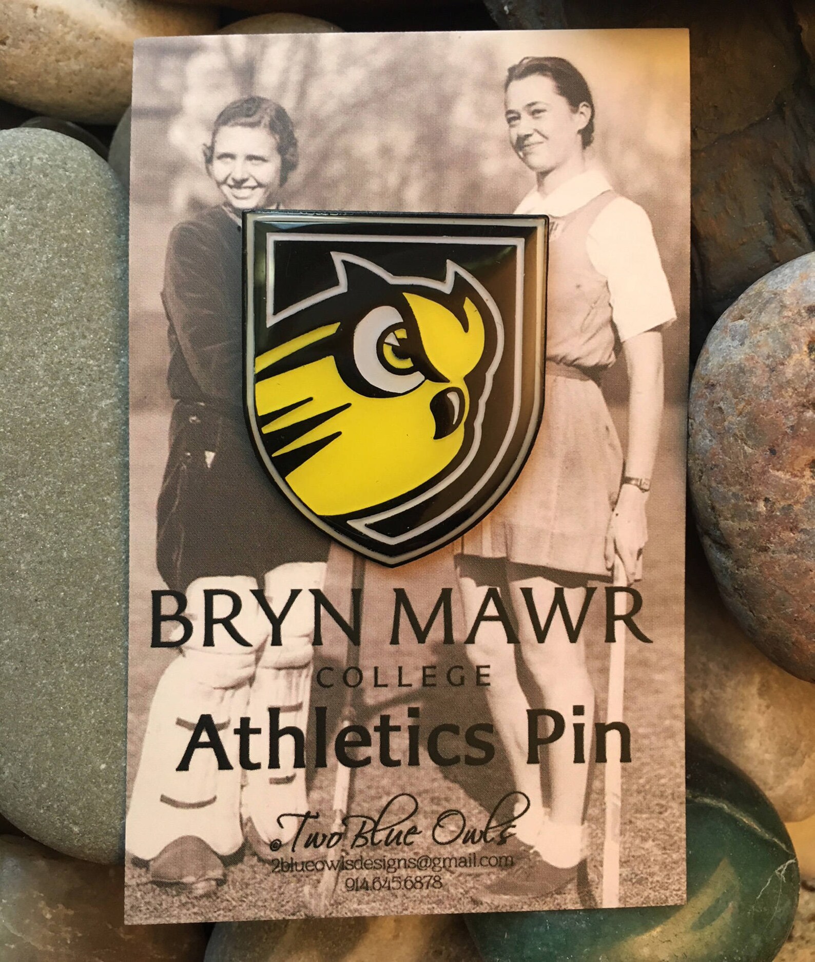 Bryn Mawr Athletics Soft Enamel Pin - Etsy