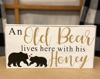 Funny Bear Sign | Etsy