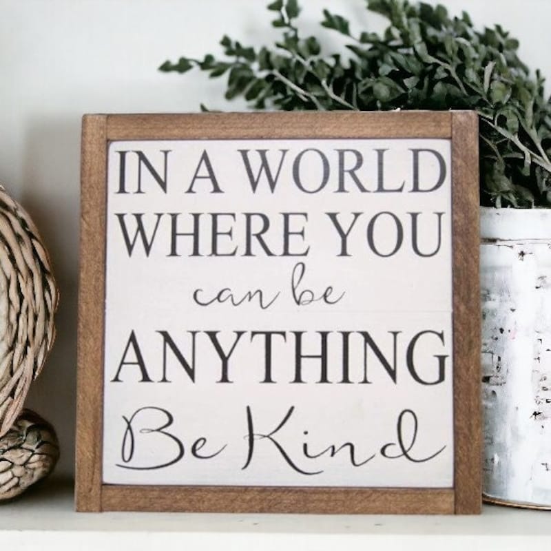 Kindness Sign - Etsy