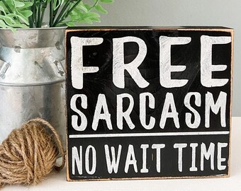 Sarcastic Office Sign - Etsy