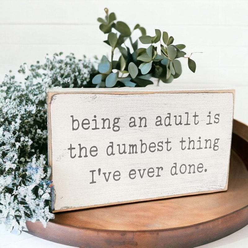 Funny Wood Sign - Etsy