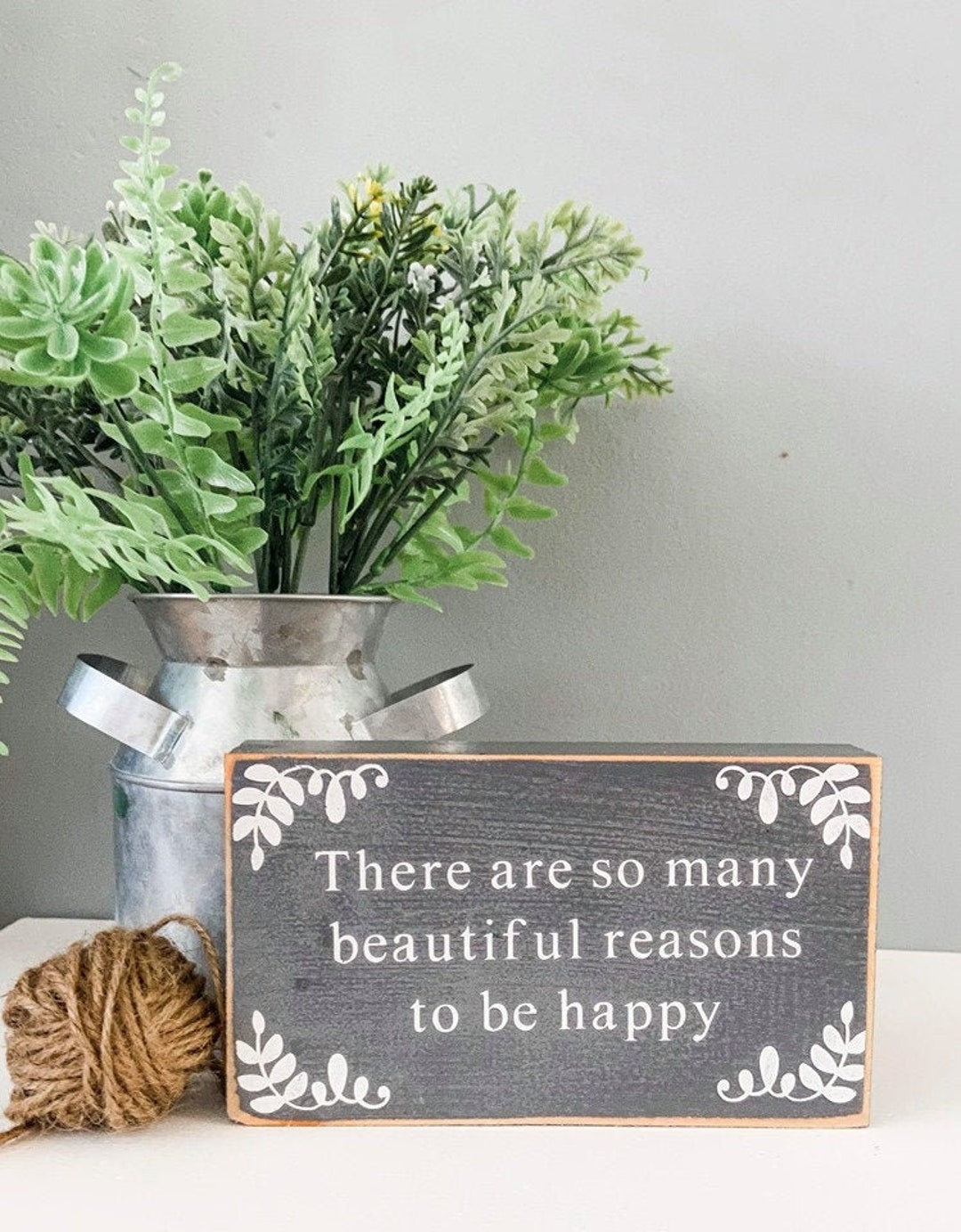 Mini Farmhouse Sign Inspirational Sayings on Wood Meaningful Gift for ...