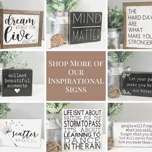 Mini Wood Block Sign Collect Beautiful Moments Inspirational - Etsy