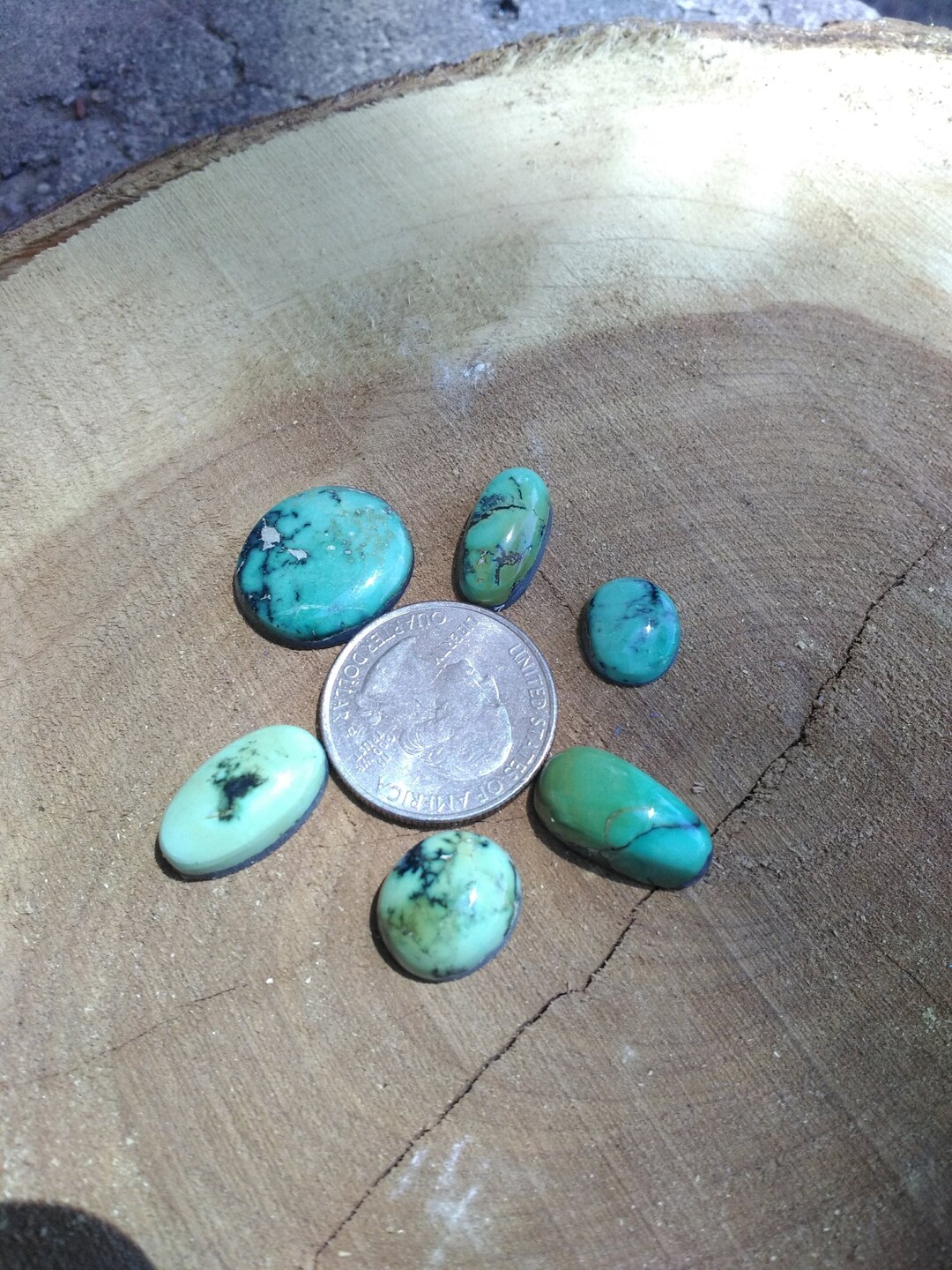 Rare Snowville Variscite Cabs, 6 Cabs, 40 Carats - Etsy