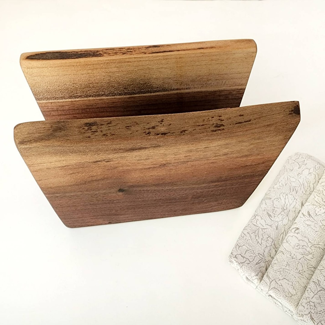 Wooden Napkin Holder - Cloth Napkin Holder - Paper Napkin Holder ...