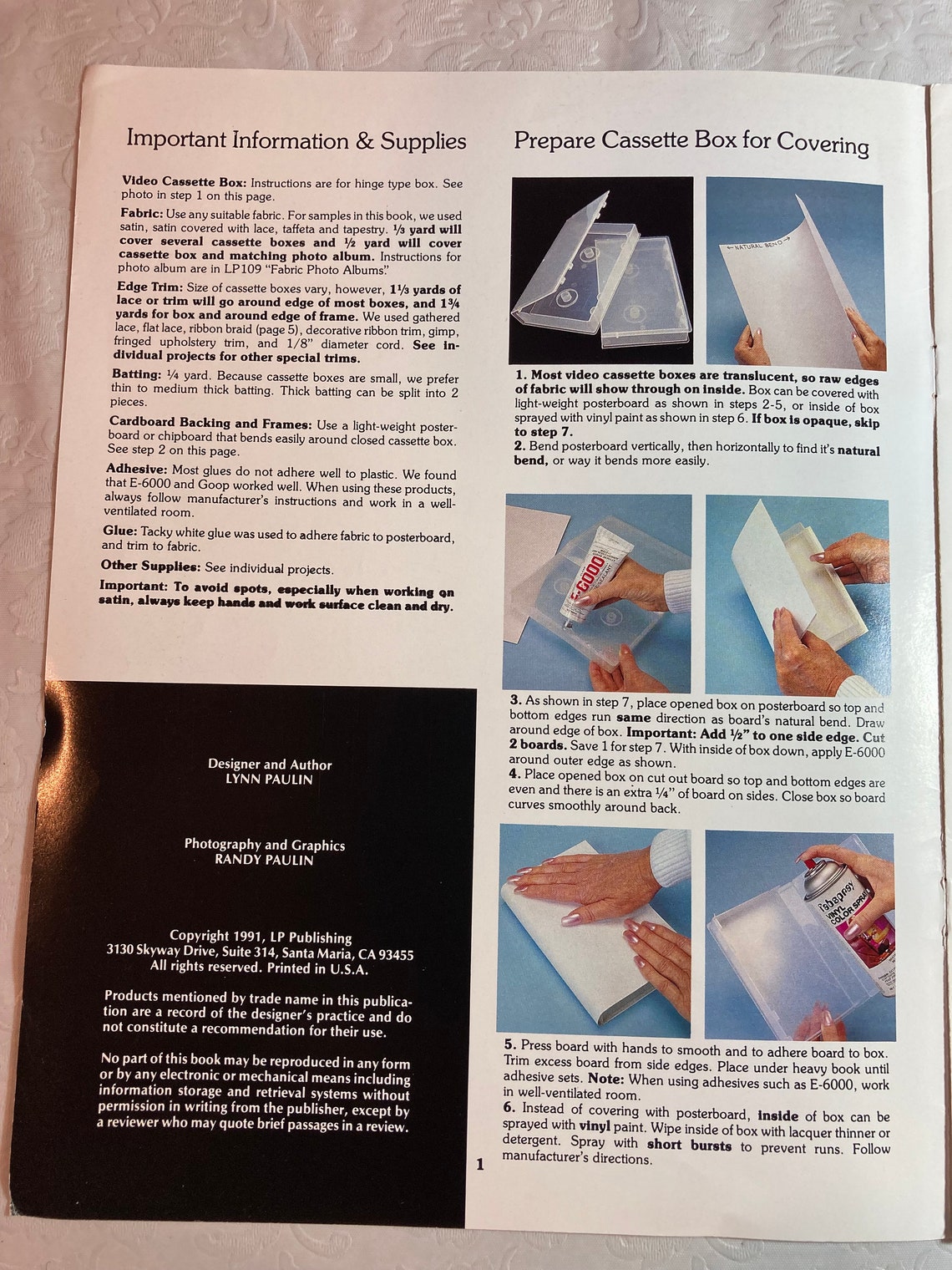 Fabric Covered Boxes - How to Book and Pre-cut Boxes - Etsy